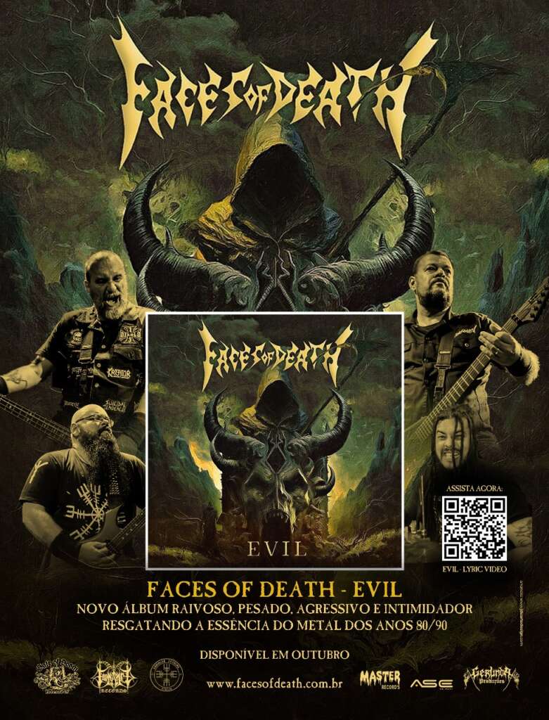 Revelada a capa do Novo Álbum “Evil” || FACES OF DEATH || Official Website